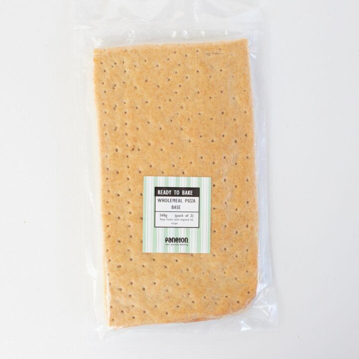“Ready to Bake” Pizza Base Wholemeal - Pack of 2 - Paneton Bakery