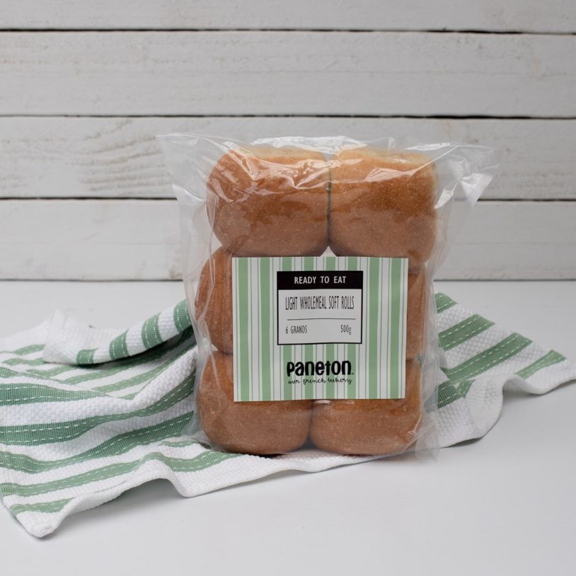 “Ready To Eat” Plain Baps (pack of 6) - Paneton Bakery